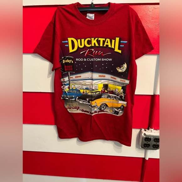 Gildan | Shirts | Vintage Style Ducktail Run Tee | Poshmark